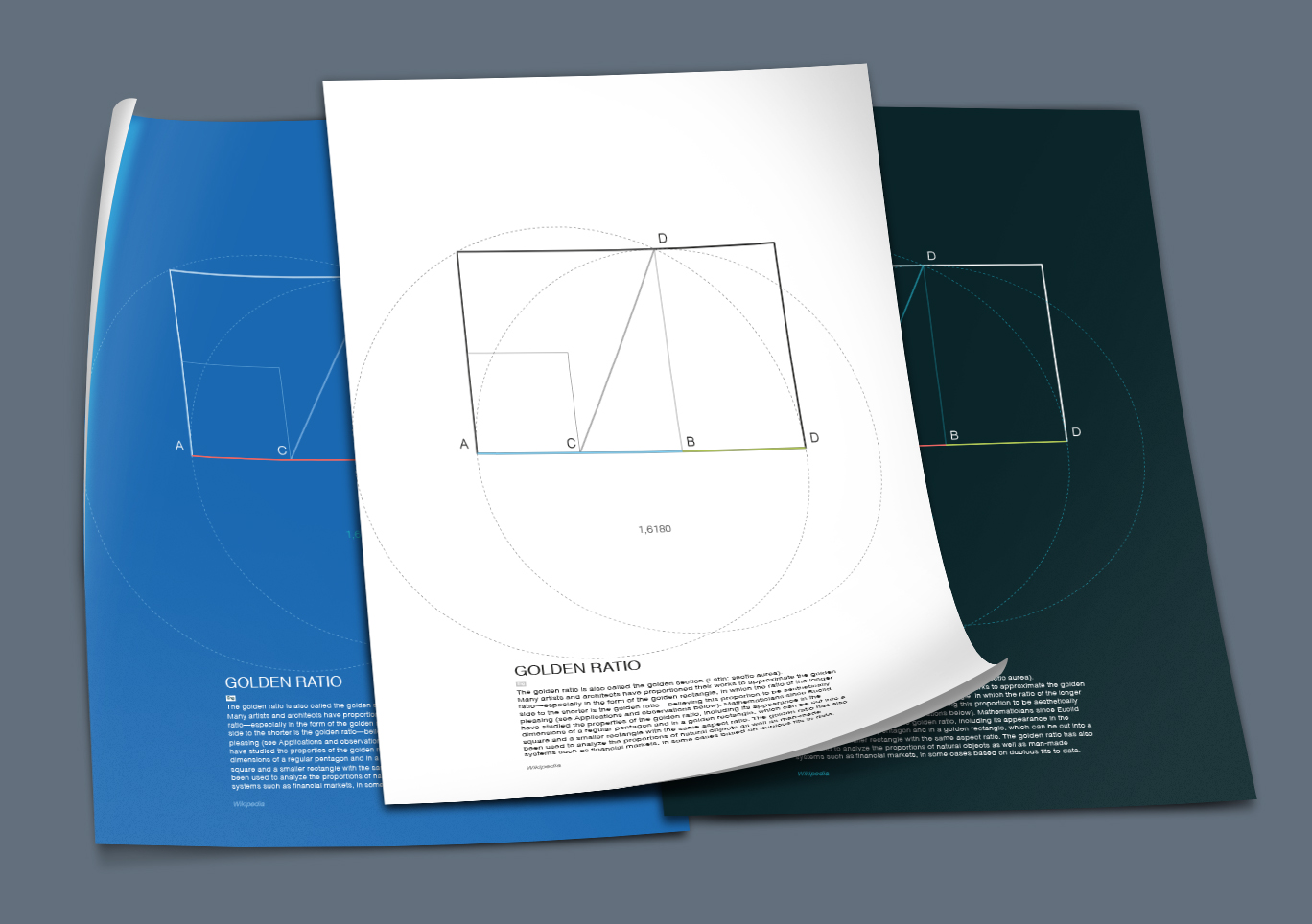 Golden Ratio Rectangle Poster - Alfreedo free graphics download